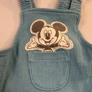 Disney | Bottoms | Disney Blue 0 Celebration Overalls With Mickey Mouse ...